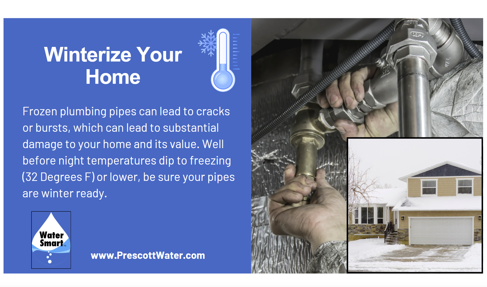 Water Smart Home Winterization - City of Prescott AZ Water Conservation